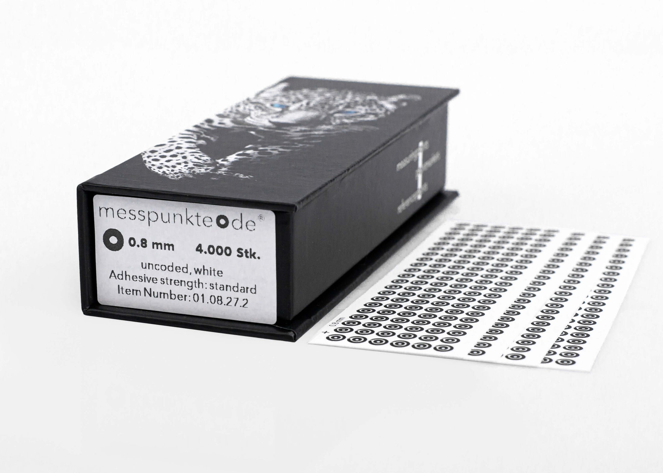 3D scanner reference markers - White target dots