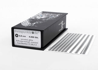 3D scanner reference markers - White target dots – 3D Scanner Supply